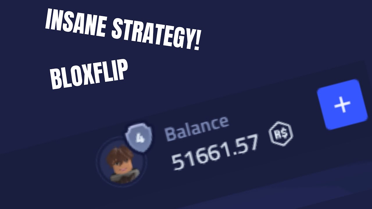 INSANE STRATEGY IN BLOXFLIP! - YouTube