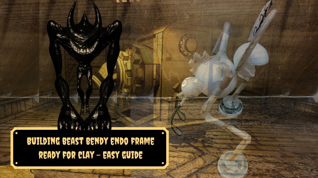 Making BEAST BENDY Endo Frame From Bendy And The Ink Machine - Easy ...