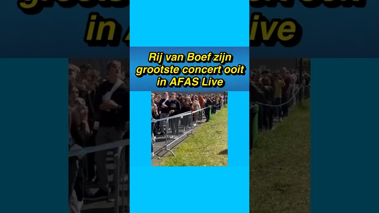 😯🎤 Rij van Boef zijn grootste concert ooit in AFAS Live #boef #concert #afaslive - YouTube