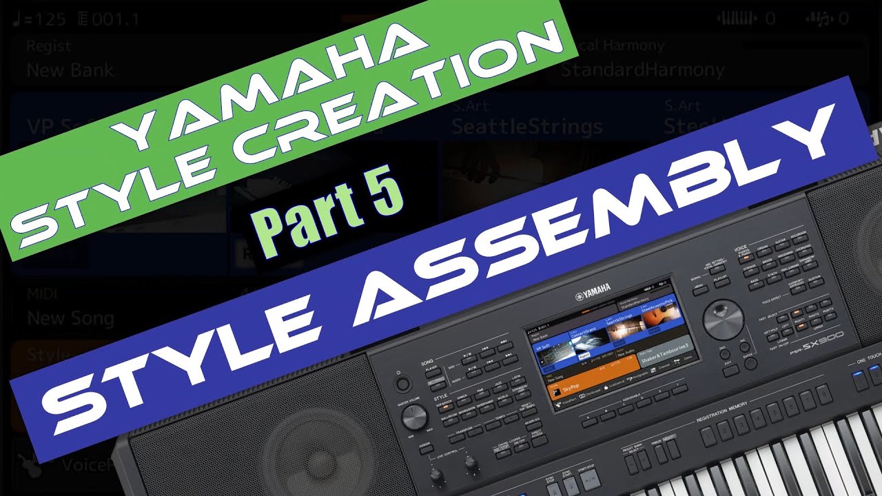 How to copy style tracks | Style Assembly in Yamaha keyboards | Style ...