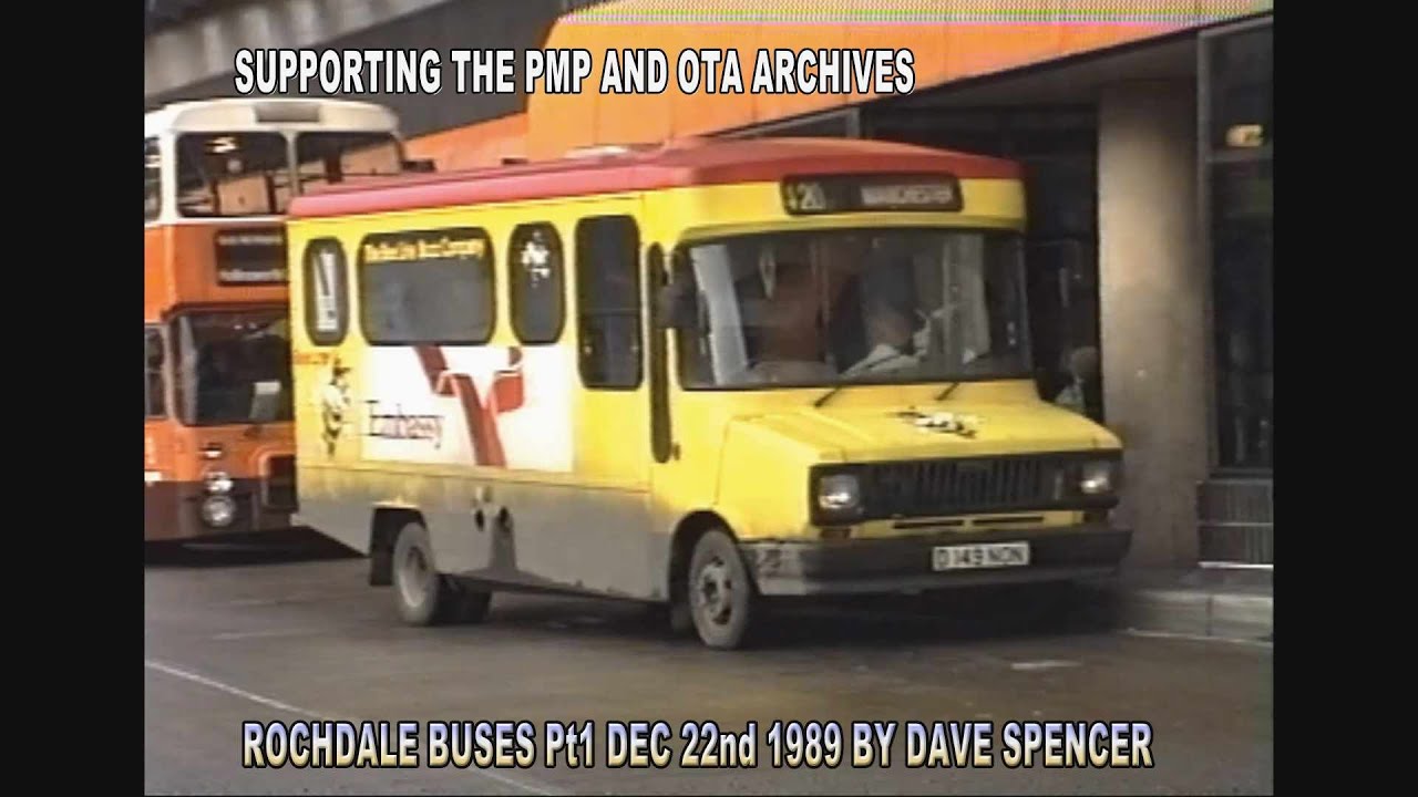 ROCHDALE BUSES DEC 1989 - YouTube