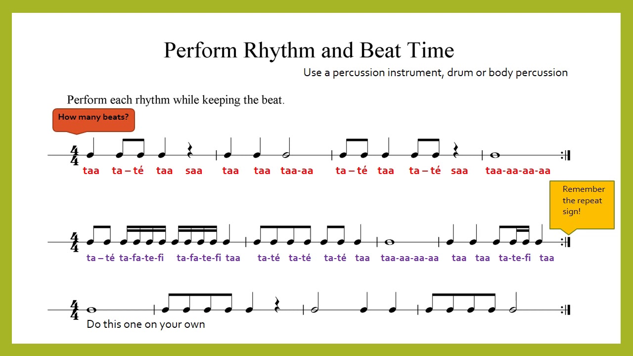 Rhythm revision - YouTube