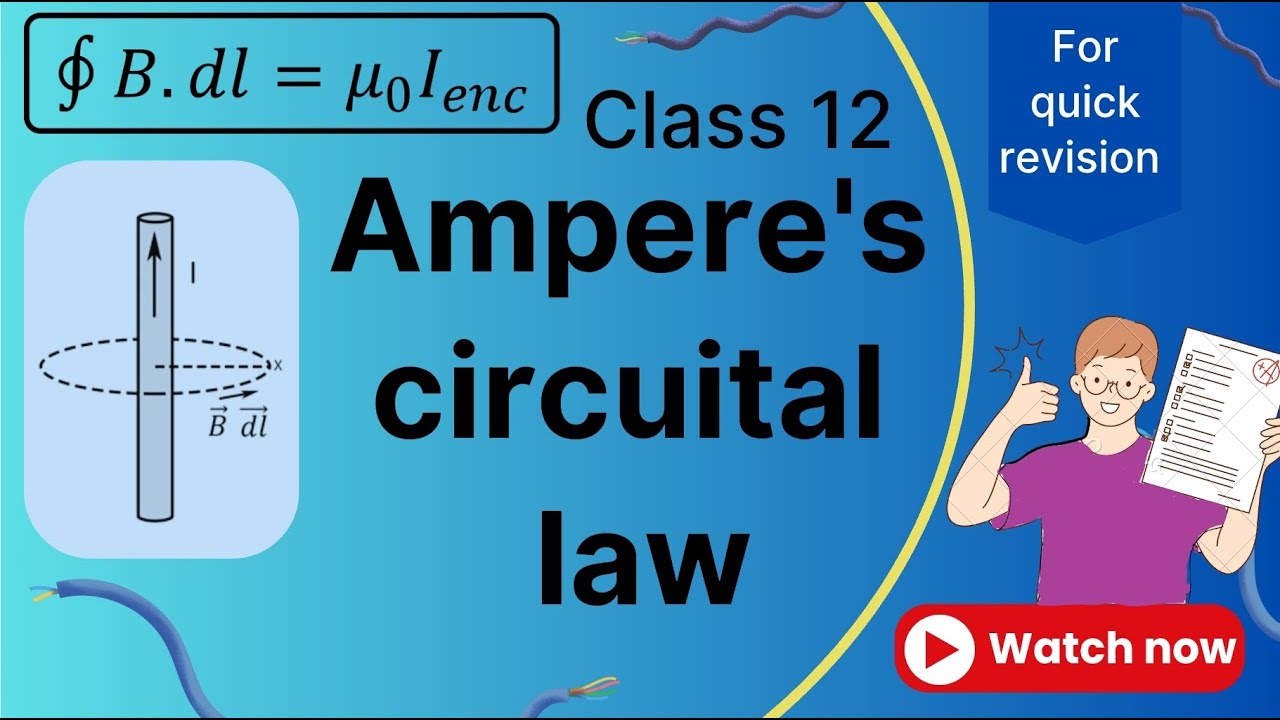 Class 12 l CBSE l Ampere's circuital law l Magnetic effect of current ...