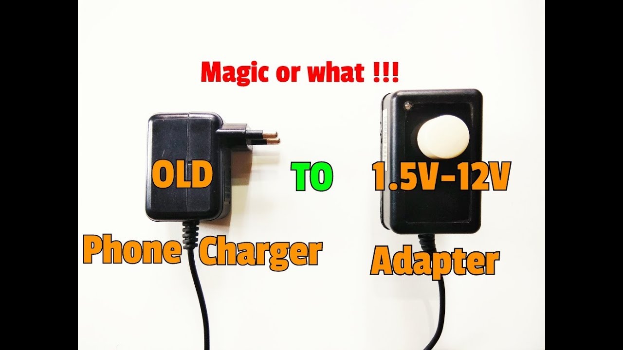 Upgrade Your Old Phone Charger And Easily Charge 1.5 Volt Battery..3.7 ...