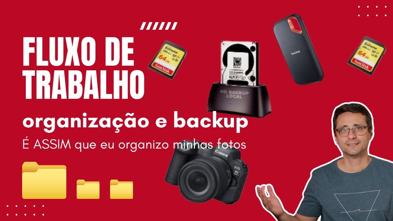MEU MÉTODO: Fluxo de Trabalho e Backup para Fotógrafos - YouTube