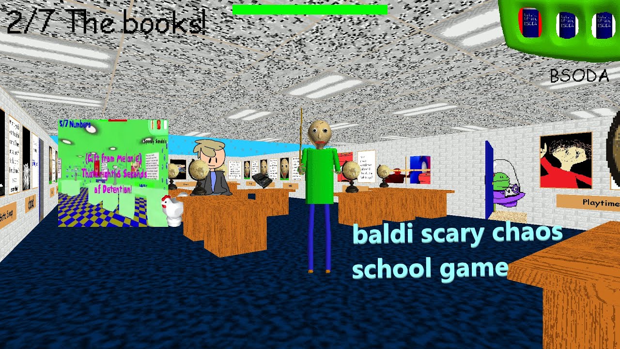 This is the most chaotic baldi mod I have ever played - YouTube