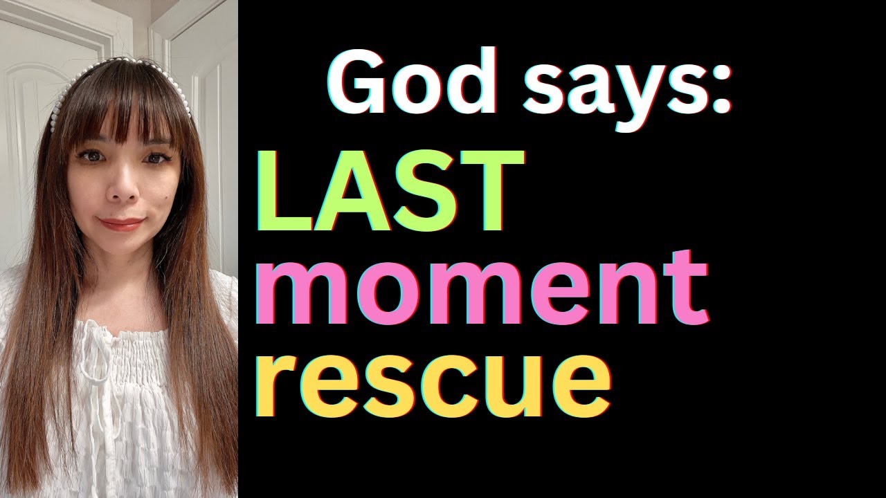 God says: I do the LAST moment rescue! #propheticword #god #faith - YouTube