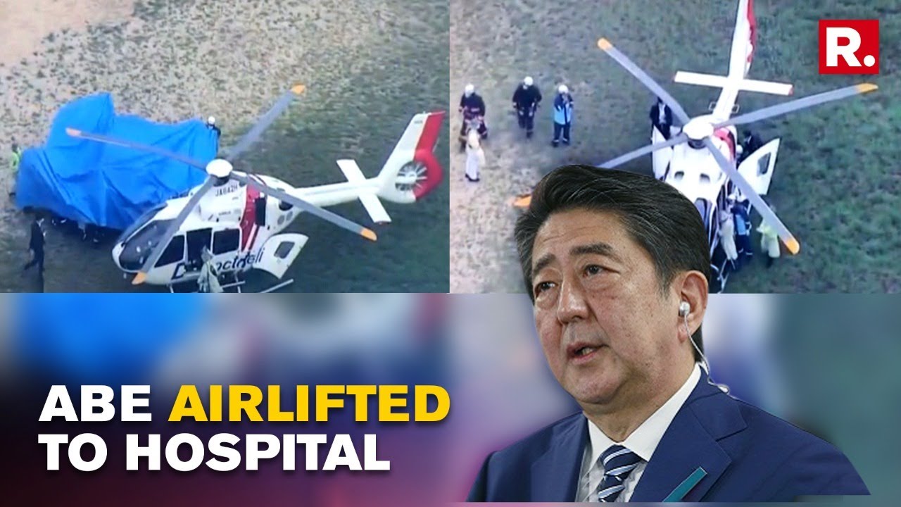 Shinzo Abe Rushed To Hospital In Nara Via Air Ambulance After Grisly ...