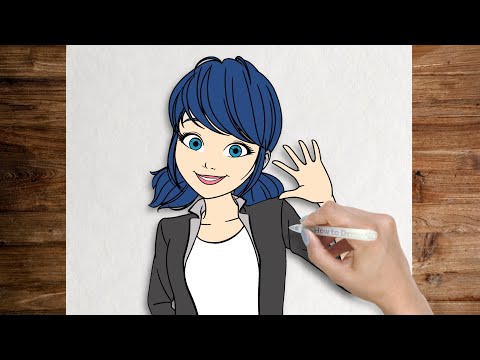 How to draw Marinette