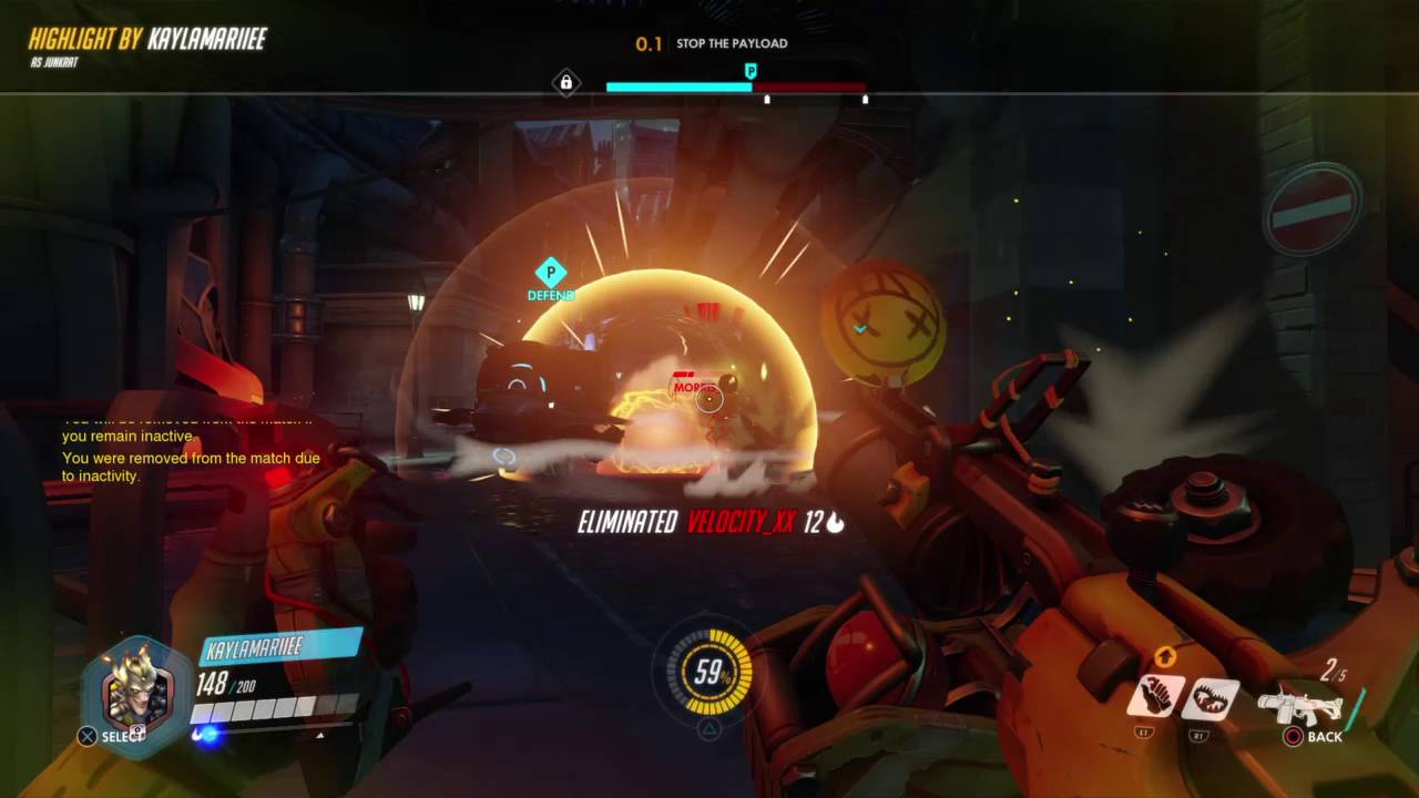 Junkrat highlights Overwatch: Origins Edition - YouTube