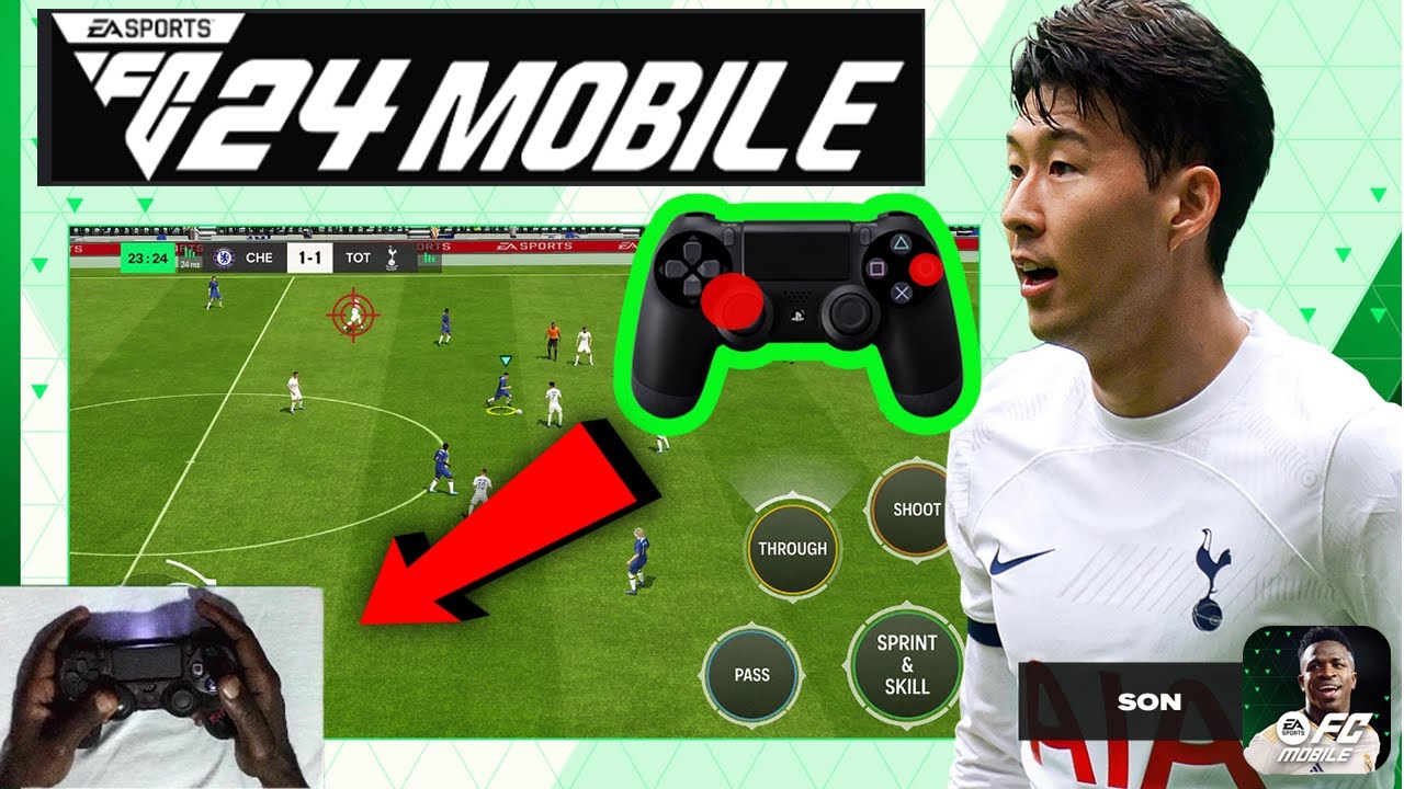 Playing FC Mobile 24 With a Controller! Day Gameplay - YouTube