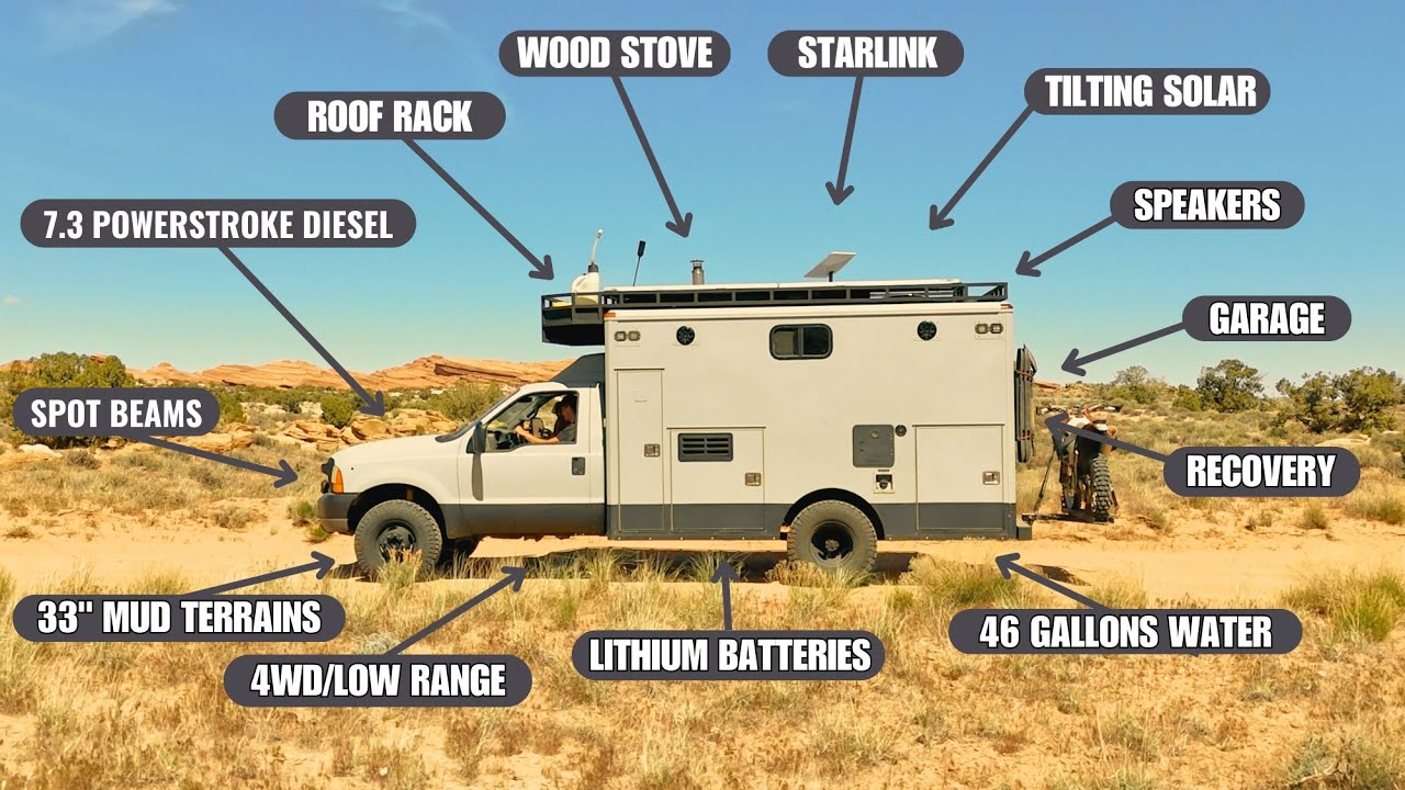 AMBULANCE TURNED EXPEDITION RIG (FULL TOUR) - YouTube