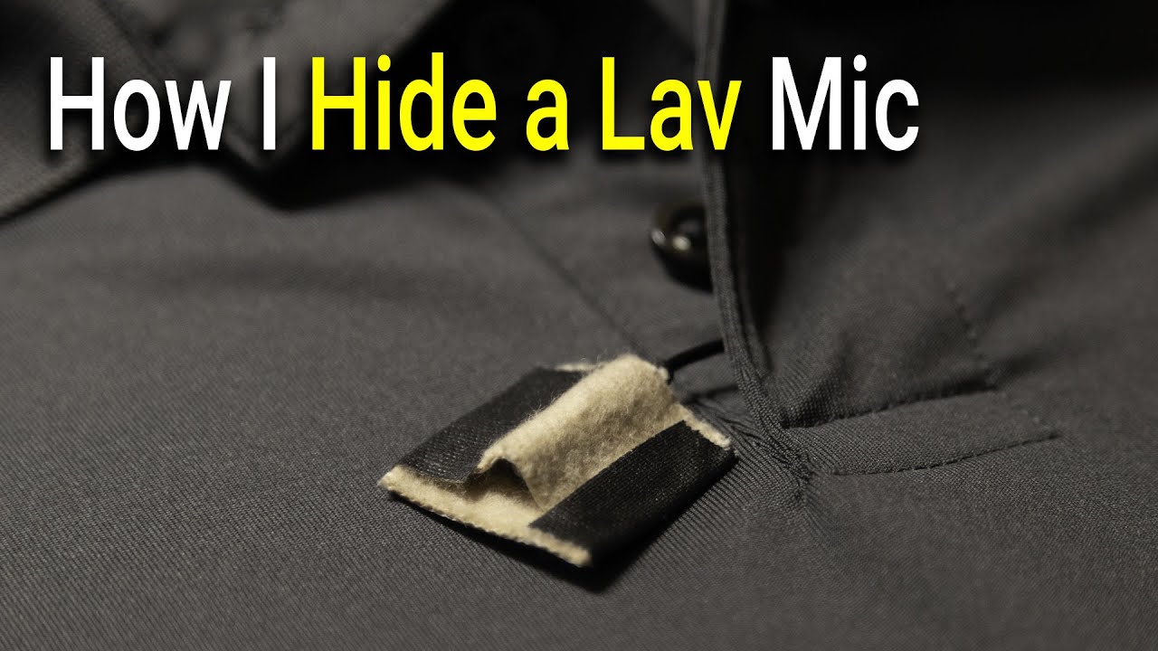 How I Hide a Lav Mic with a Moleskin or Magskin Sandwich - Get a Grip ...