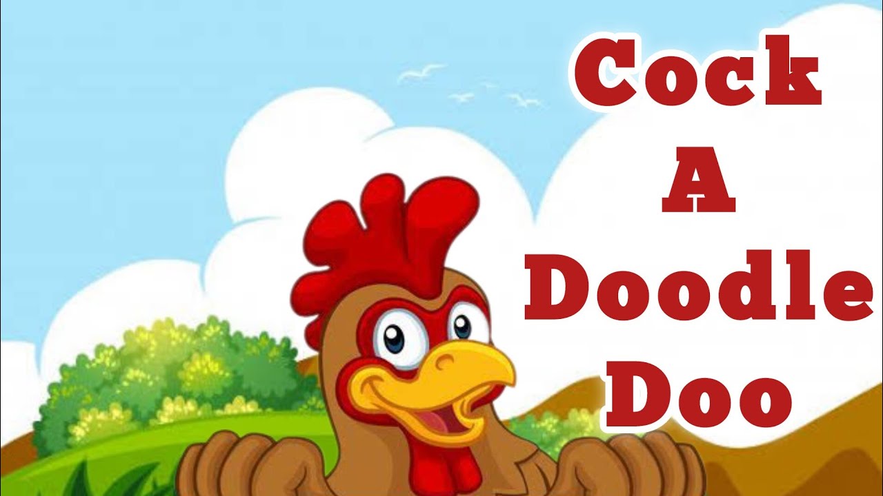 cock a doodle doo, Animals sound song and nursery rhymes for kids - YouTube