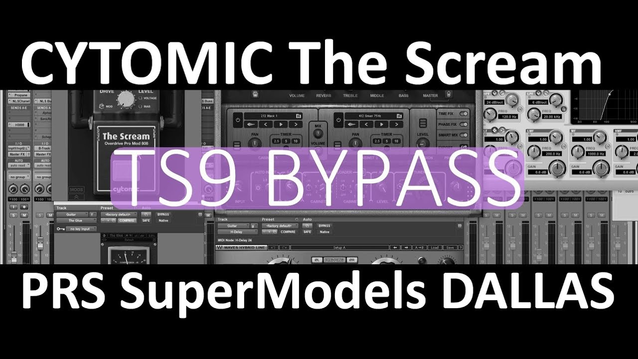PRS SuperModels DALLAS + Cytomic The Scream (signal chain) - YouTube