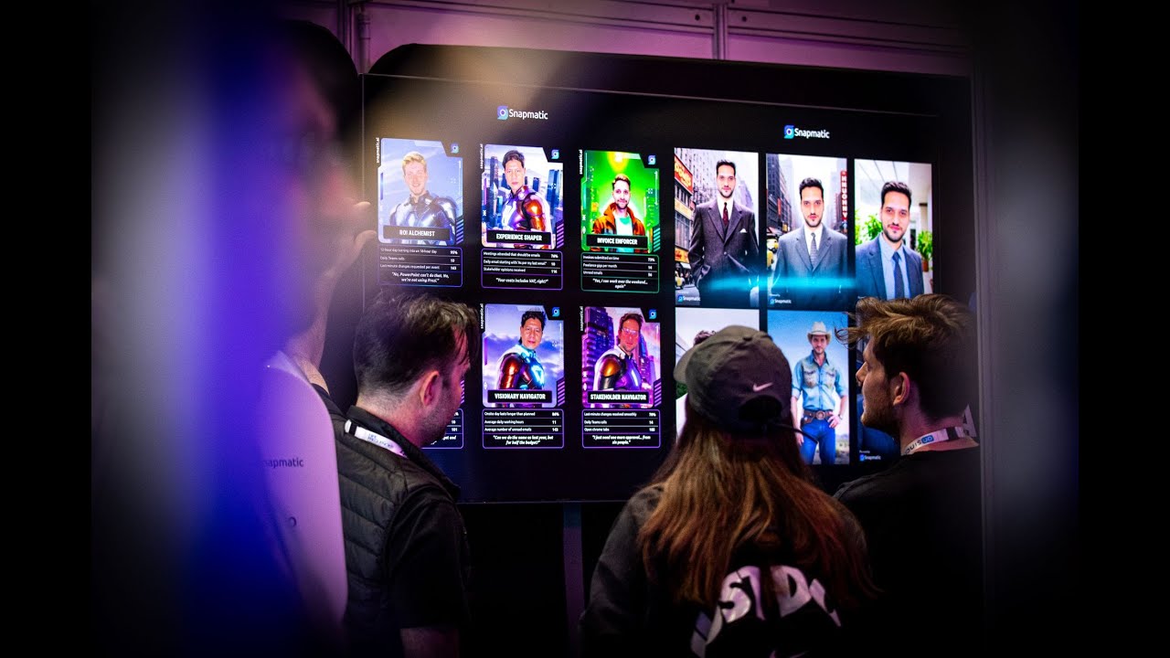 Snapmatic AI Photo booth brand activation at London CONFEX 2025 ! - YouTube