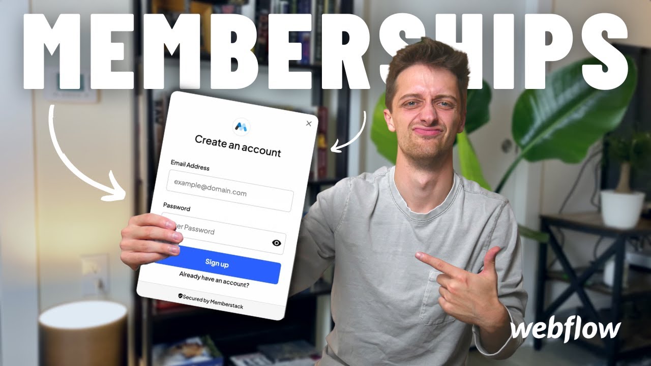 The FASTEST Way To Build A Membership Site In Webflow (Memberstack 2.0 ...