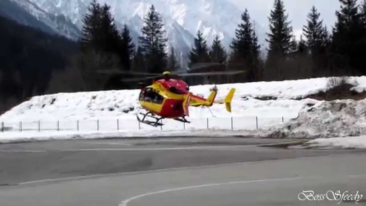 Search and Rescue Eurocopter EC145 Startup, Takeoff, Landing ...