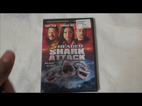 3 HEADED SHARK ATTACK 2015 ASYLUM HOME ENTERTAINMENT DVD UNBOXING REVIEW!!!