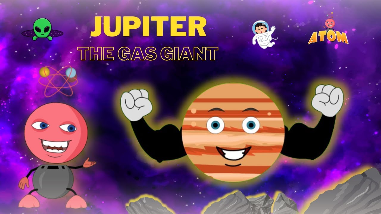 Jupiter The Gas Giant | Educational Cartoons for Kids | What Is Jupiter ...