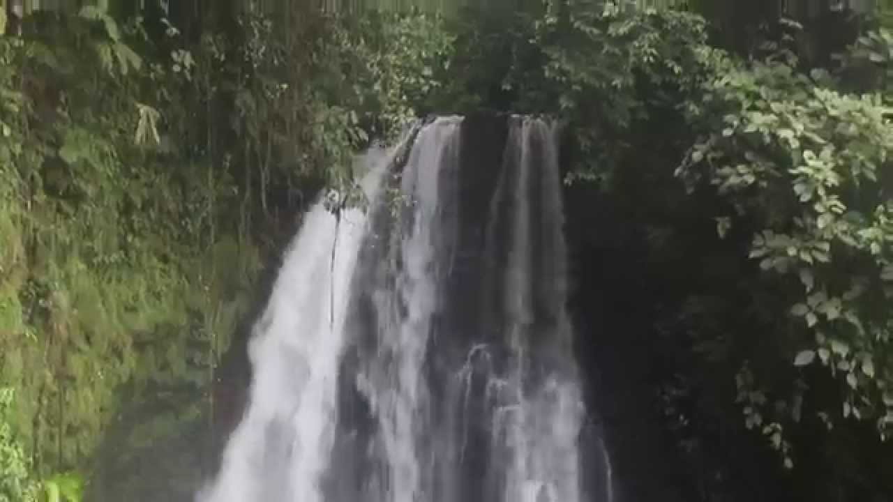 Waterfall at Arenal Observatory Lodge - YouTube