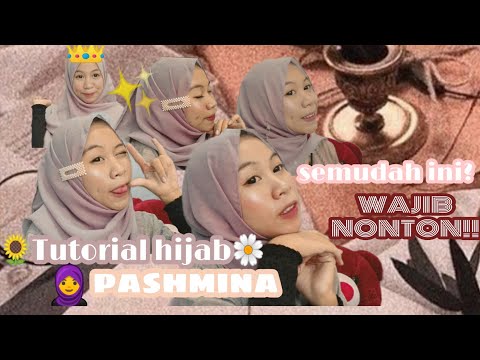 5 Tutorial pakai hijab pashmina kekinian ala selebgram✨👑 || nabilaabidina