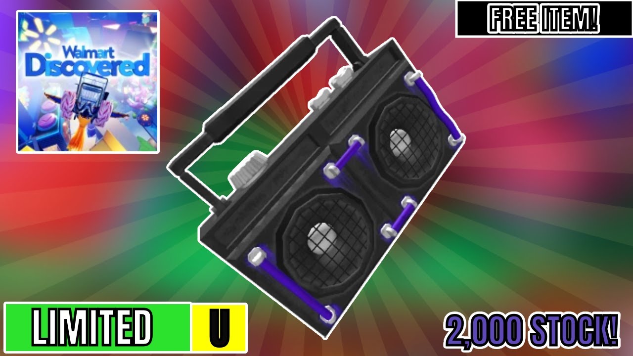 [FREE LIMITED] HOW TO GET THE RADIANT BOOMBOX IN WALMART DISCOVERED ...