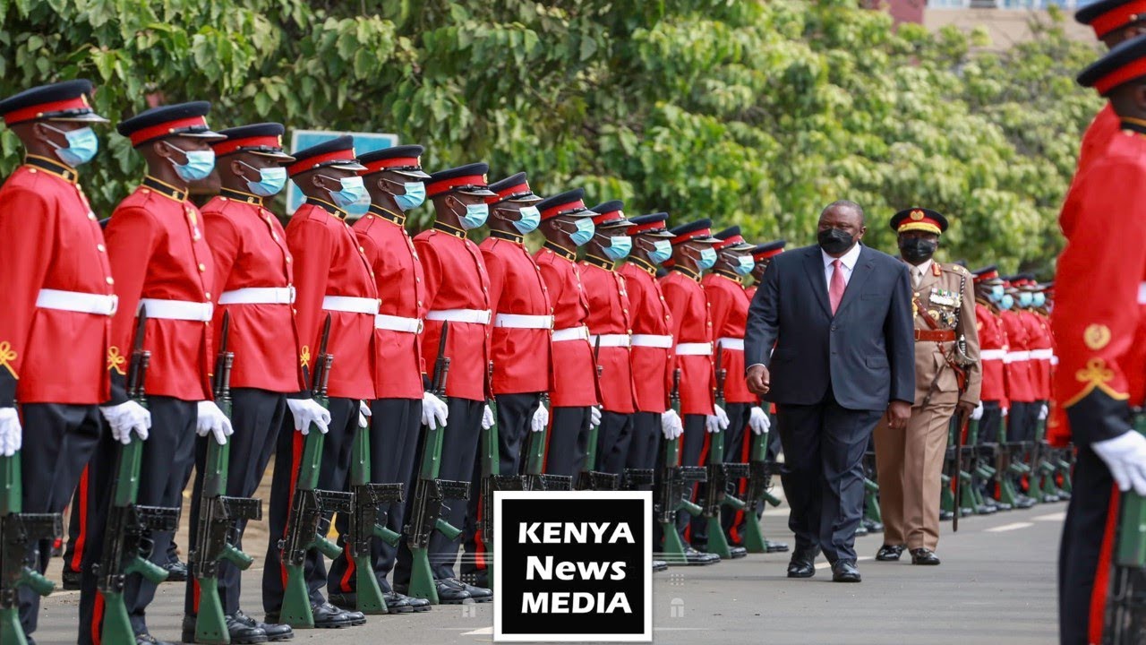 President Uhuru arrives at Parliament to deliver 8th State of the ...