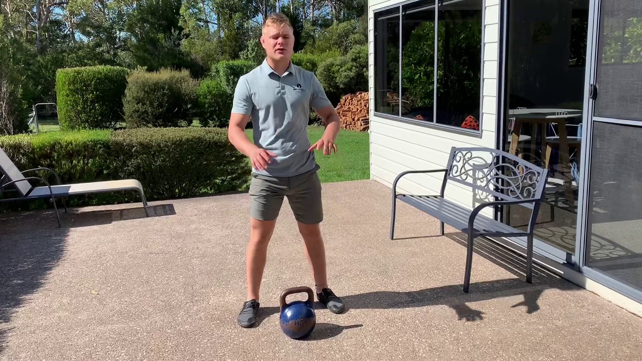 KB swing to Cossack squat - YouTube
