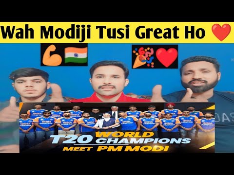 PM Modi's interaction with World T20 Champions Indian Cricket Team ...