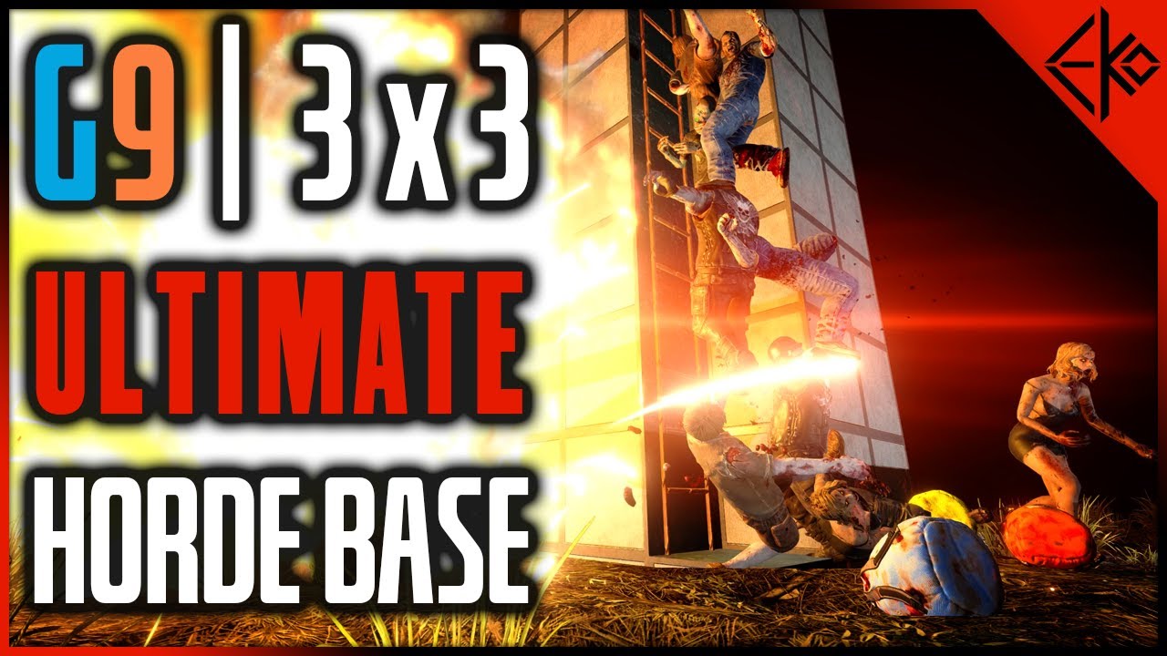 UNBREAKABLE : 3x3 Horde Base (Almost NO Damage!) | 7 Days to Die - YouTube
