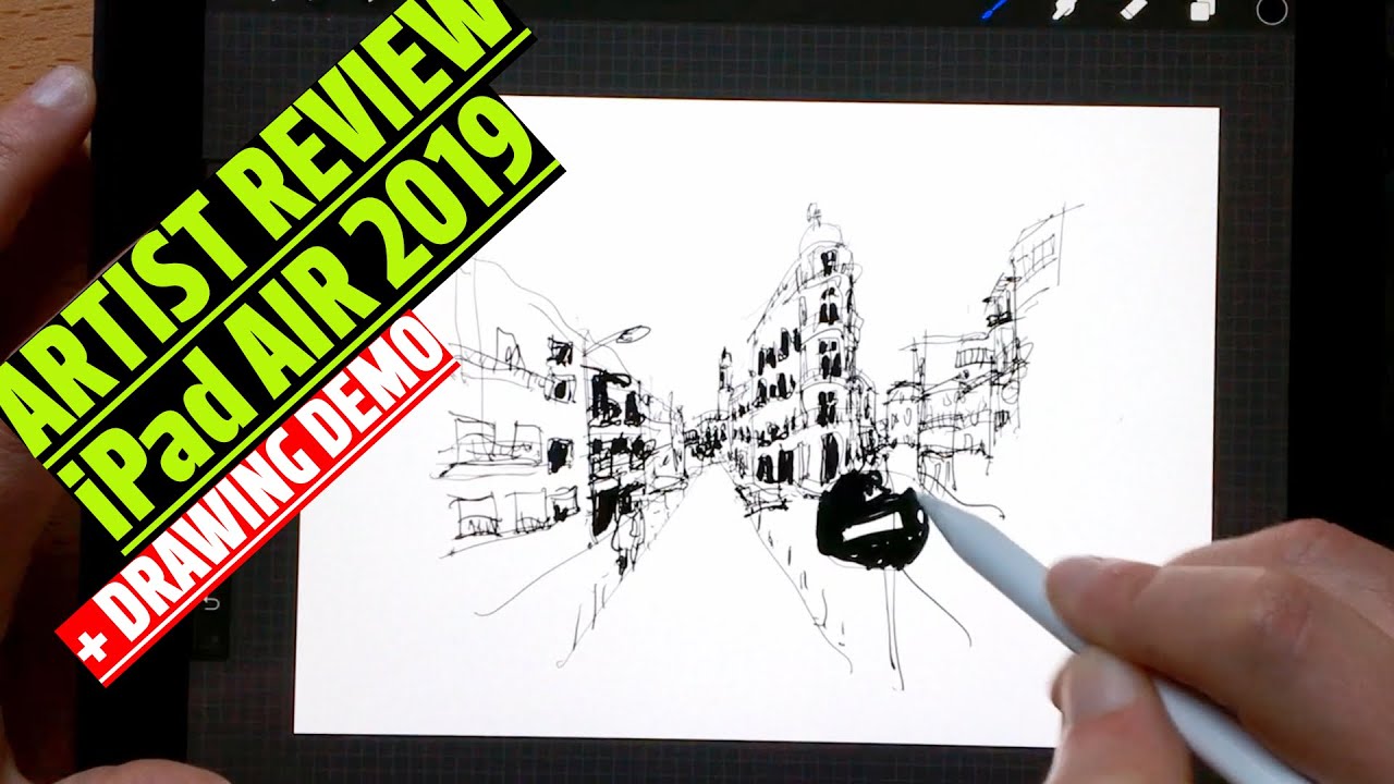 [artist review] Why the iPad Air 2019 + drawing demo - YouTube