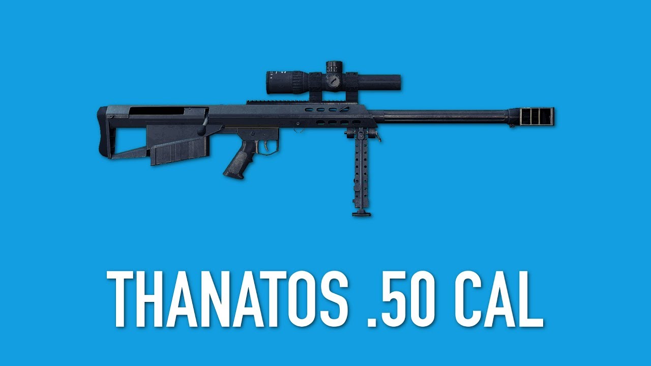 [PAYDAY 2] Thanatos .50 Cal - Weapon Guide #20 - YouTube