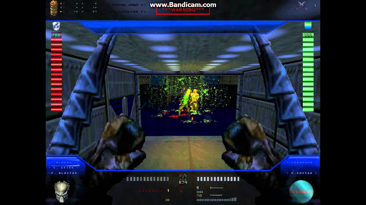 PSX AvP Doom v1.3 Predator stuff - YouTube