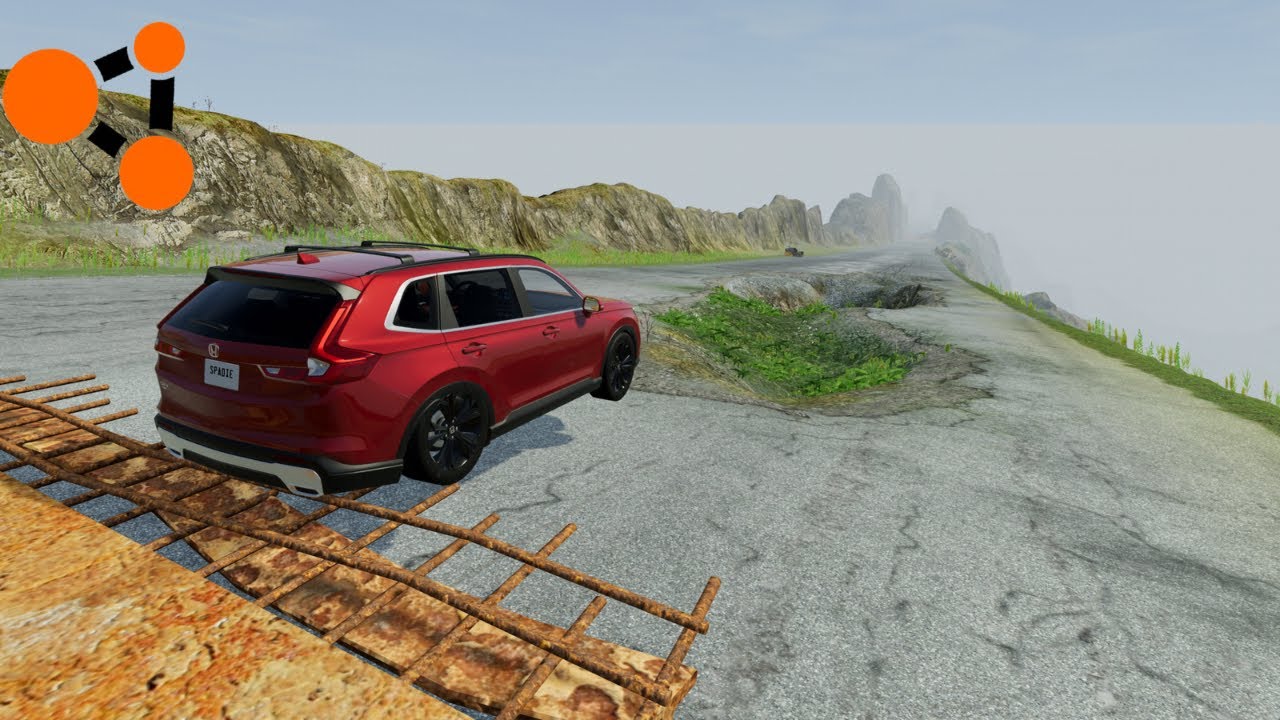 BeamNG Drive Crash Cars Honda CR V - YouTube