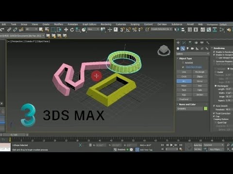 2D Line Thickness In 3ds Max. ||3ds max tutorial || #3dsmax #kumardesigns #3dmodeling - YouTube