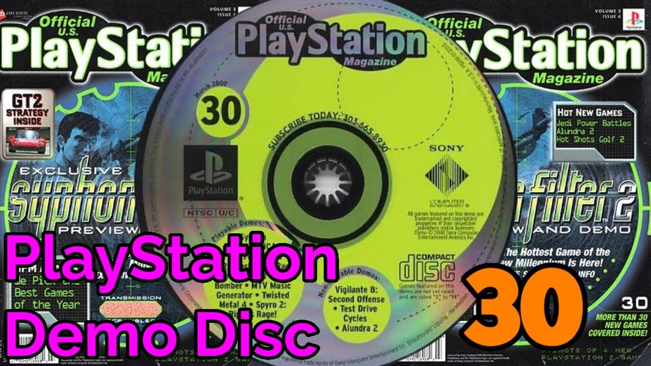 PlayStation Magazine Demo Disc 30 - March/2000 - YouTube