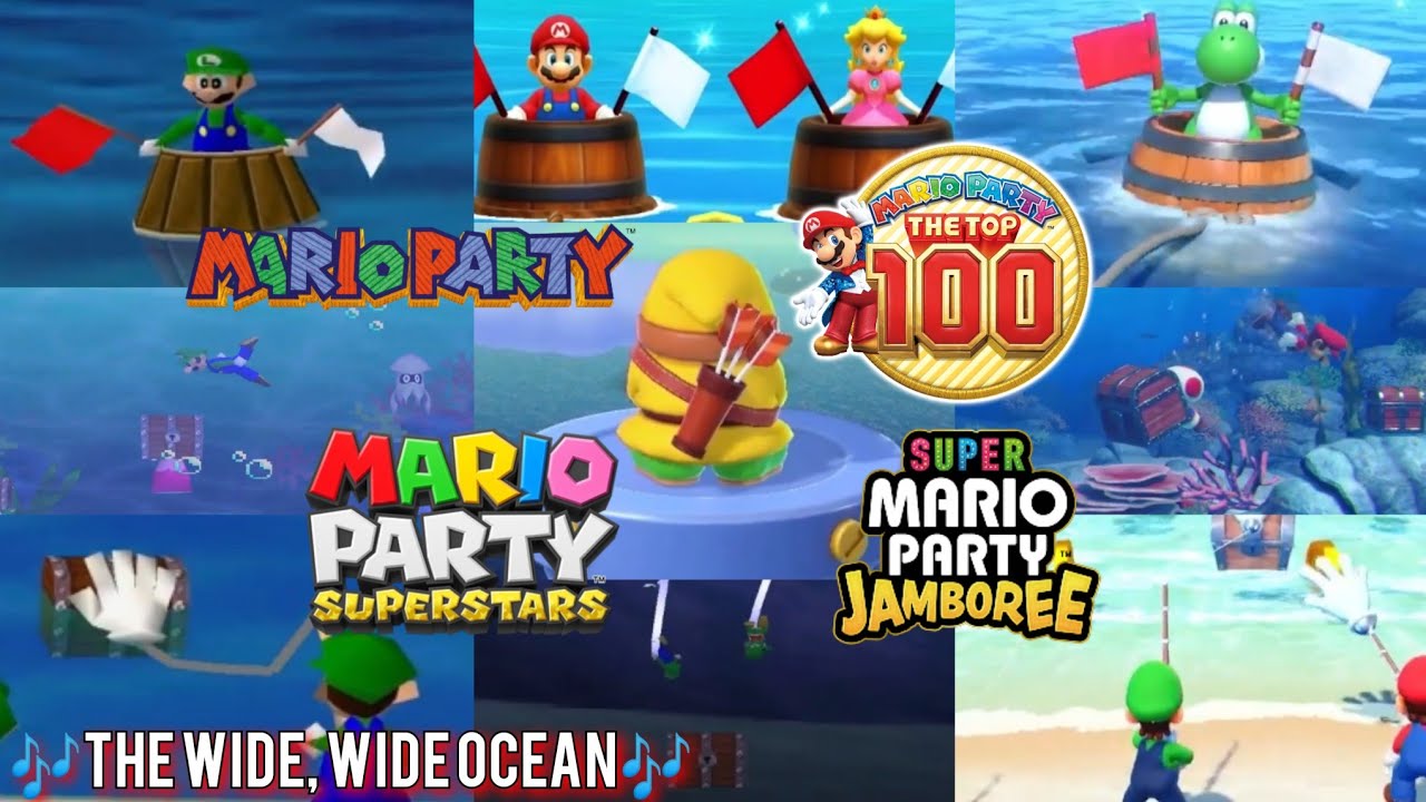 Mario Party, Top 100, Superstars & Jamboree "The Wide, Wide Ocean ...