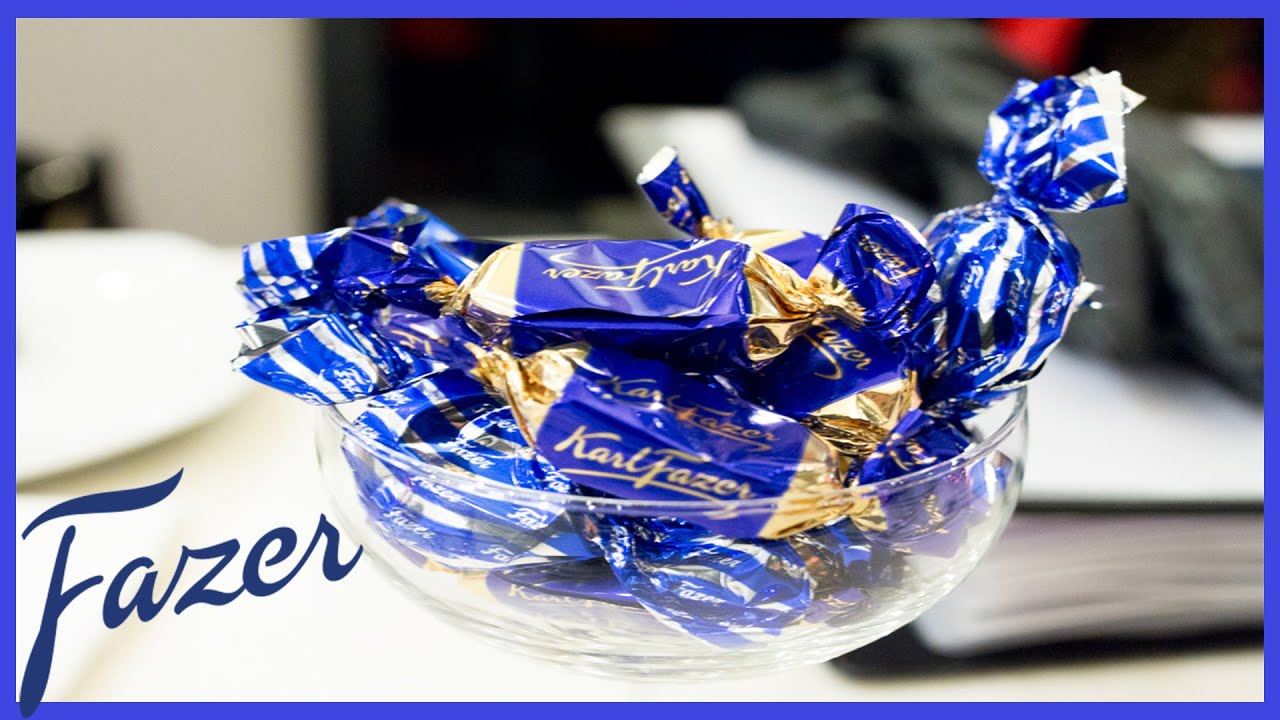 Karl Fazer Milk Chocolate Candy Unboxing (Fazer Sininen) - YouTube