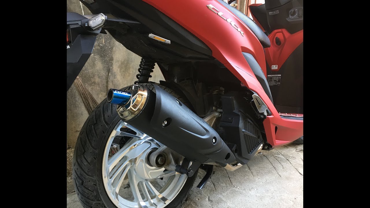 Honda Click GC 150i MTRT Silent Killer Pipe - YouTube