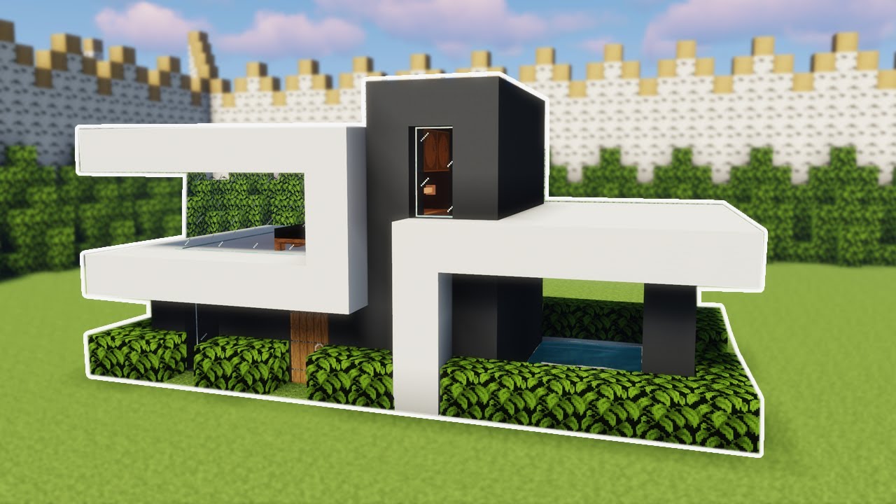 Minecraft: How To Build Modern House (Easy) #3 - YouTube