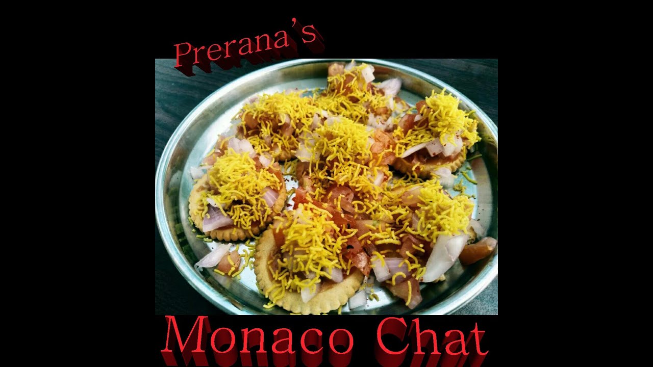 Easy Monaco Chaat by Prerana's Kitchen - YouTube