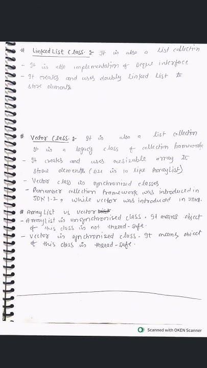 Java Handwritten Notes 📝📝 Java Javaprogramming Trending Viral Shorts Learning Dreamon