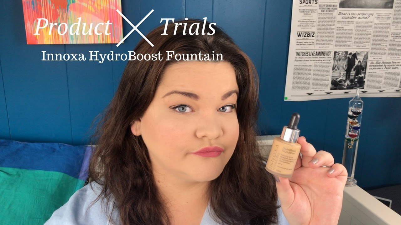 Product Trials: Innoxa HydroBoost Foundation - YouTube