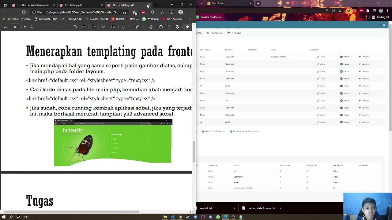Yii2 Framework - Restful Web (latihan) - YouTube