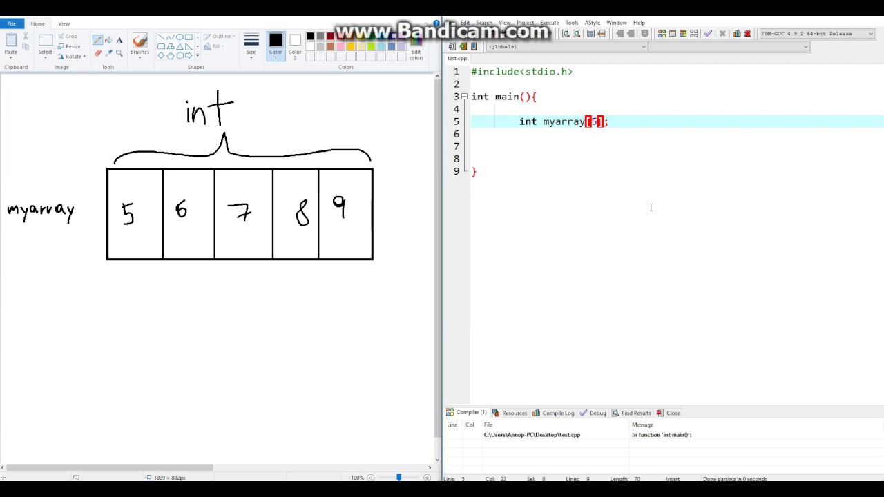 Array 1 มิติ การสร้างและการดึงค่ามาใช้ - YouTube
