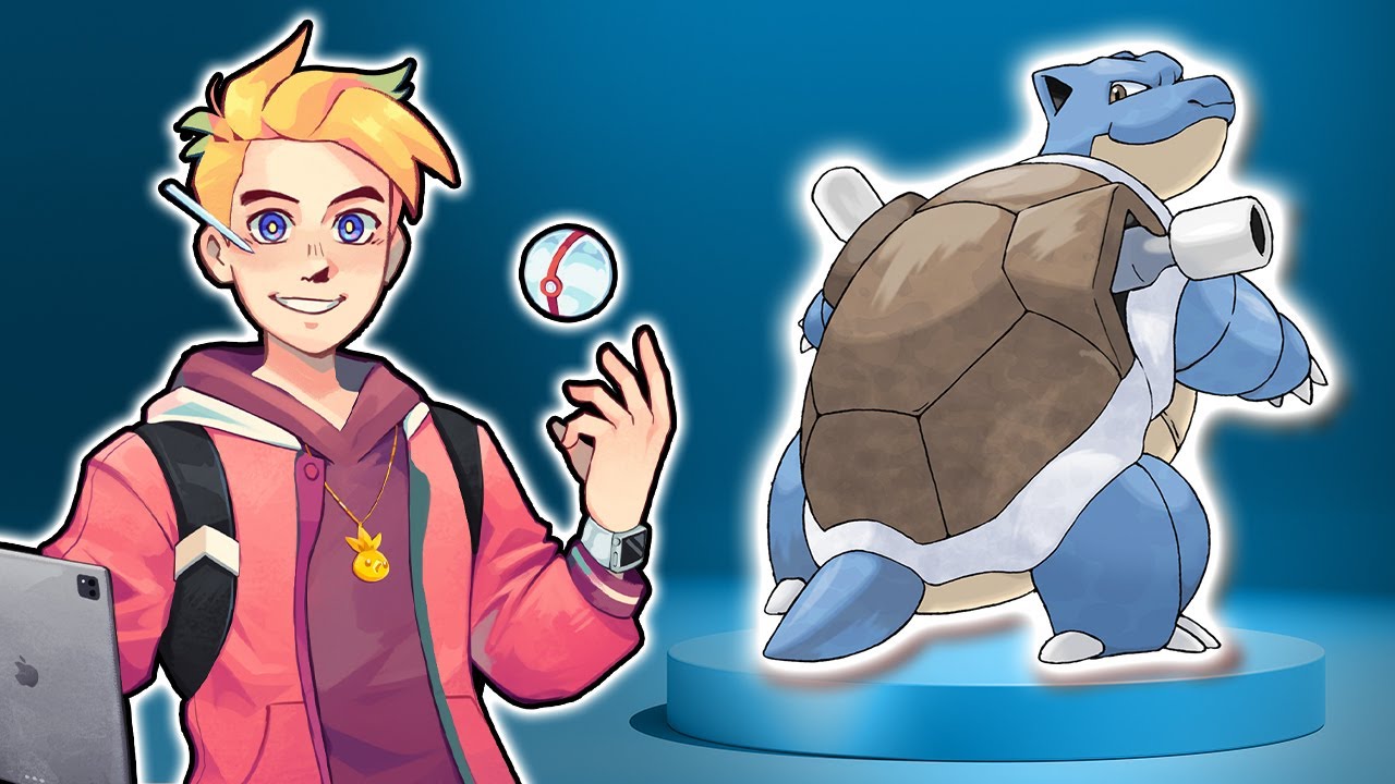 Drawing the Blastoise as a Paradox Pokemon! (Fakemon) - YouTube