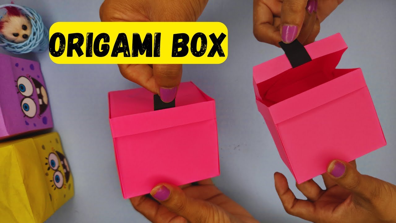 Origami storage Box | Origami box | Paper craft - YouTube