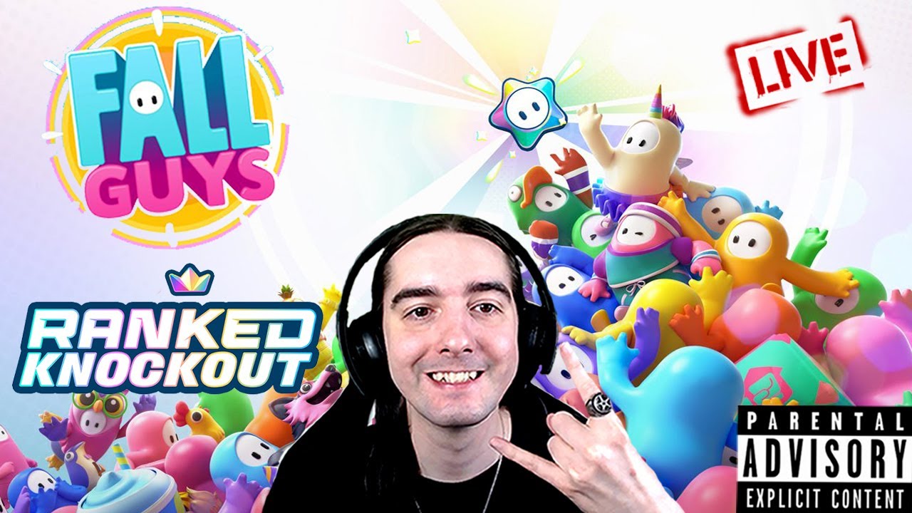 😈LIVE Fall Guys - Ranked Knockout - Rookie Rank - YouTube