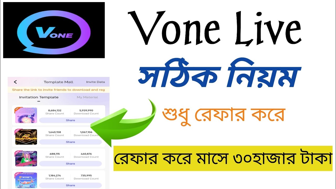 Vone Live মেম্বার অ্যাড করলে মেসেজ আসে না কেনো ? vone লাইভে কিভাবে ইনভাইট করতে হয়? @UTTAMtech99 ...